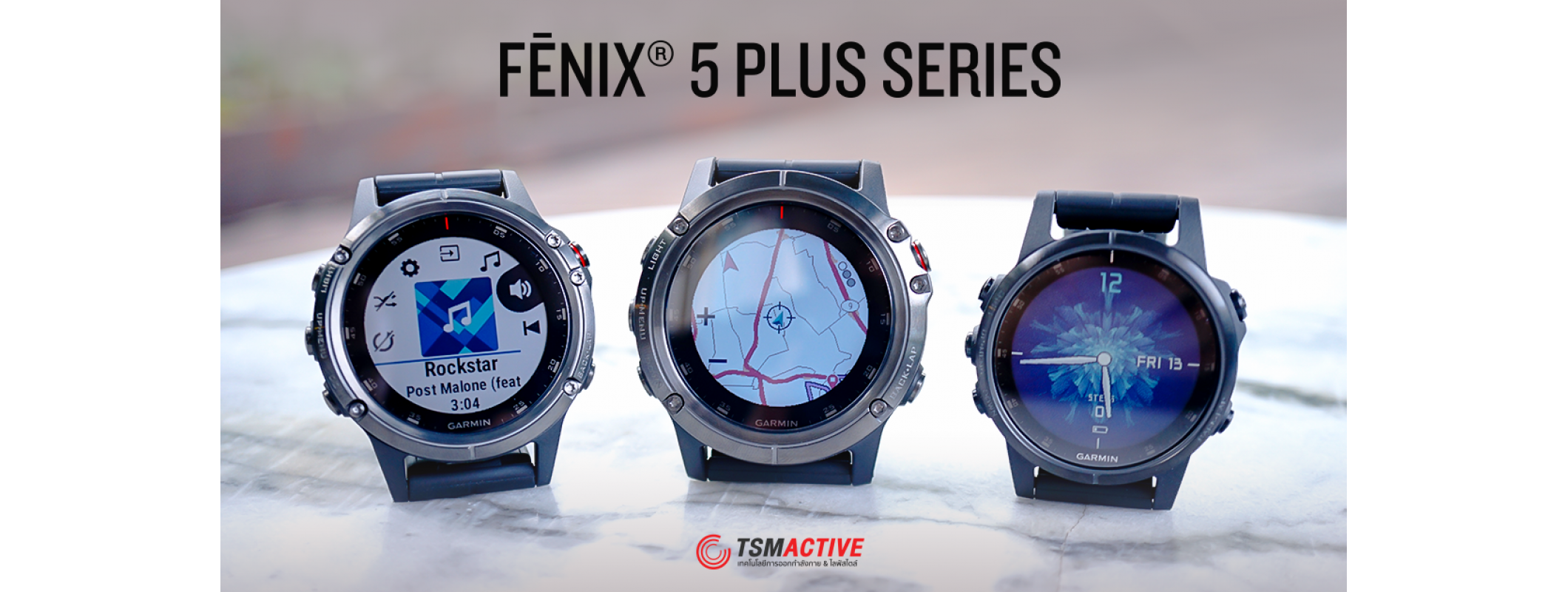 รีวิว Garmin Fenix 5 Plus Series (Fenix 5+ Series) นาฬิกา GPS มัลติ ...